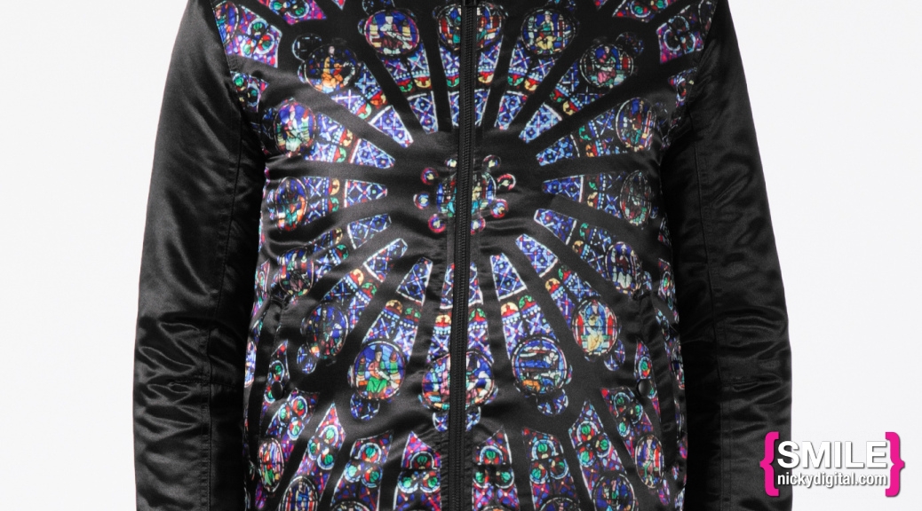 Stained Glass Bomber Jacket by Black Scale